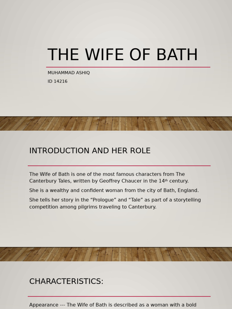 The Wife of Bath | PDF