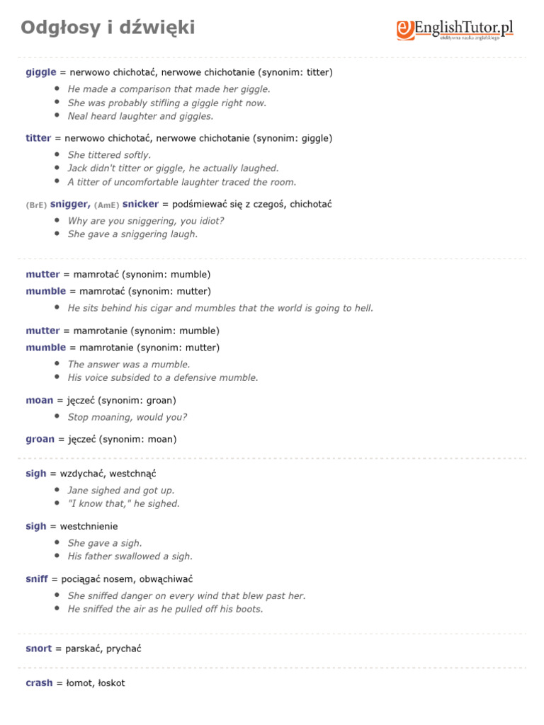 Odglosy_i_dzwieki | PDF