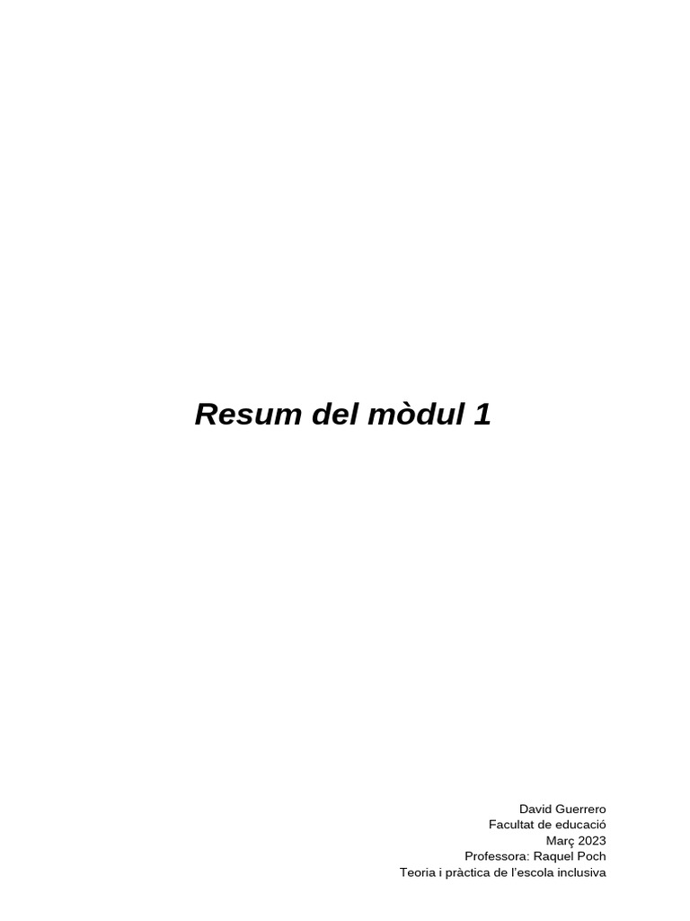 Apunts Modul 1 | PDF