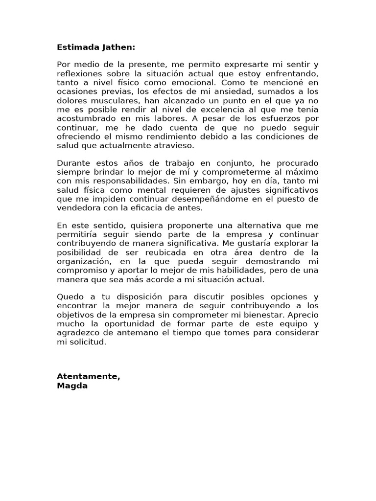 Estimada Jathen | PDF