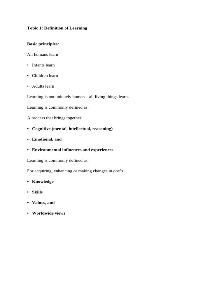 Topic 1 | PDF