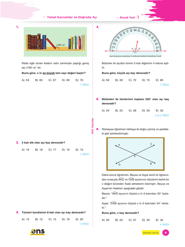 Tyt-Ayt Geometri̇ Soru Bankasi - Ens - Ornek | PDF