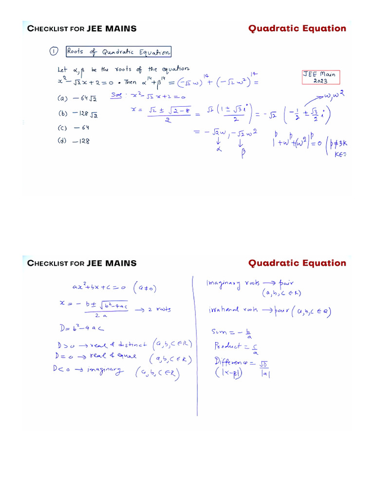 1.Quadratic equation.pub | PDF