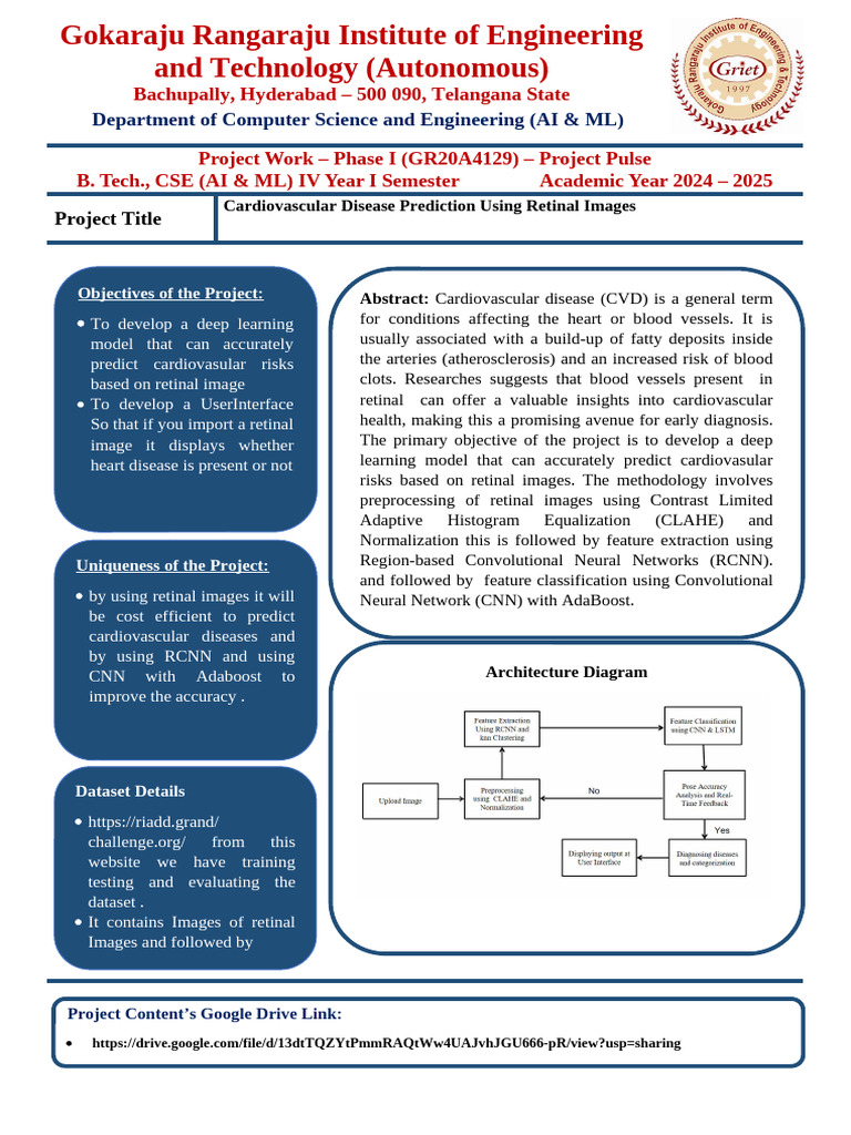 Retinal Image CVD Prediction Project | PDF | Cardiovascular Diseases ...