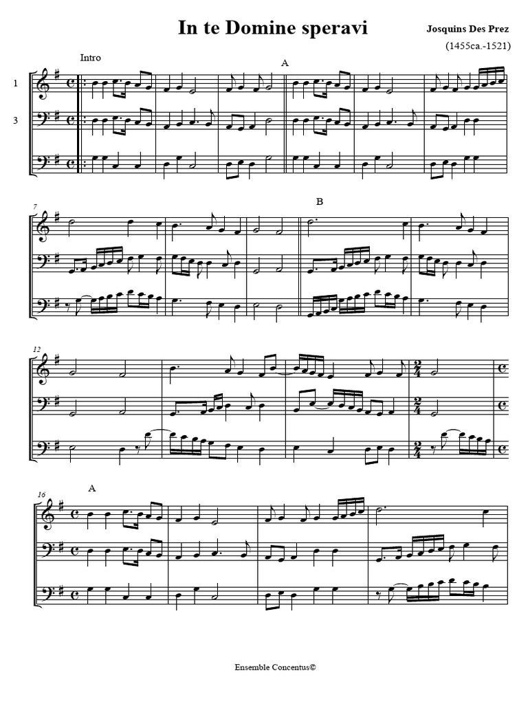 03. In te Domine speravi | PDF