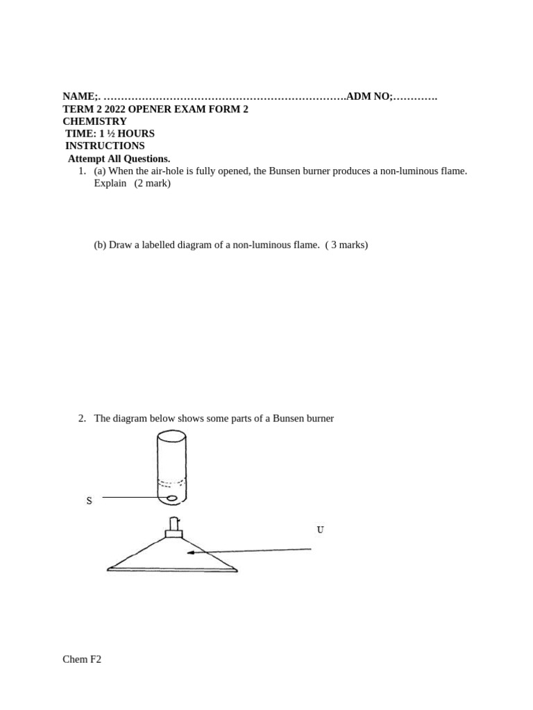 Chemistry Q f2 Opener t2 Teacher Co Ke | PDF | Chemical Elements ...