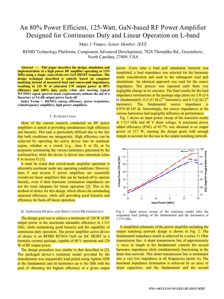 2013 An_80_power_efficient_125-Watt_GaN-based_RF_power_amplifier ...