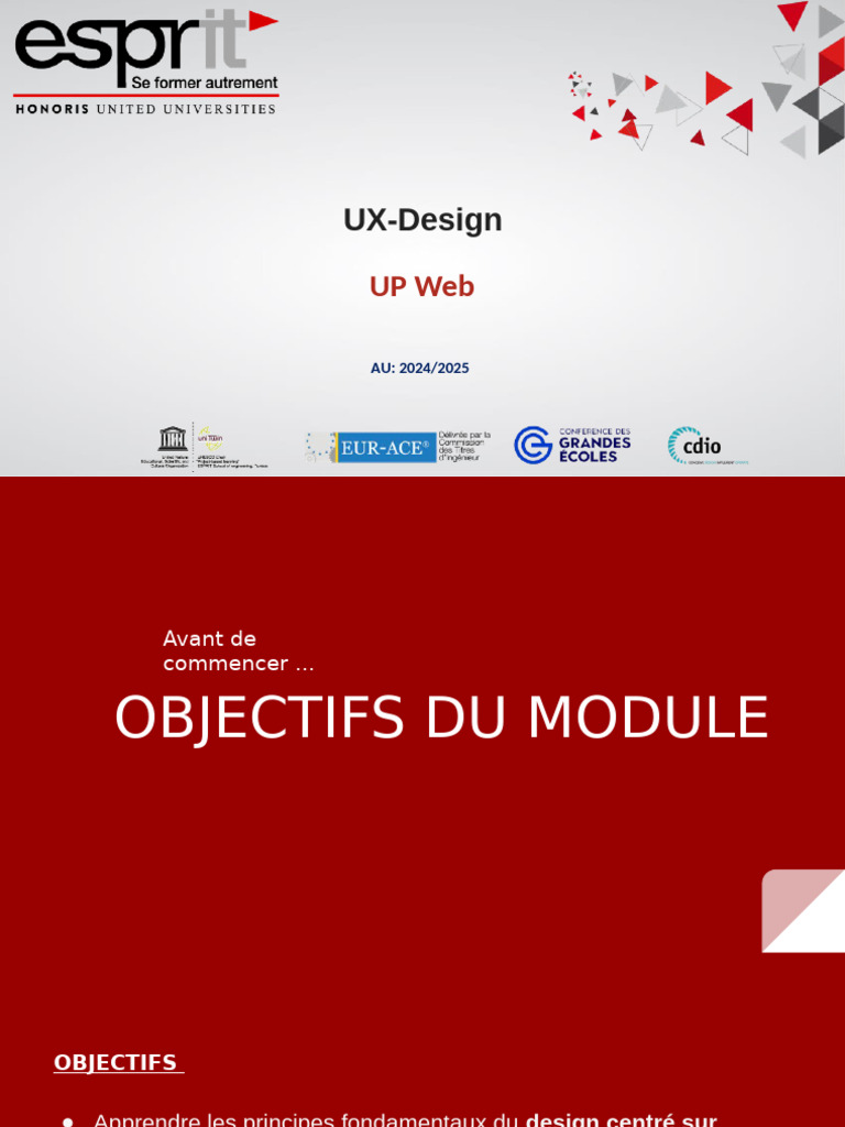 Module UX - S1-2425 | PDF | Conception | Design thinking