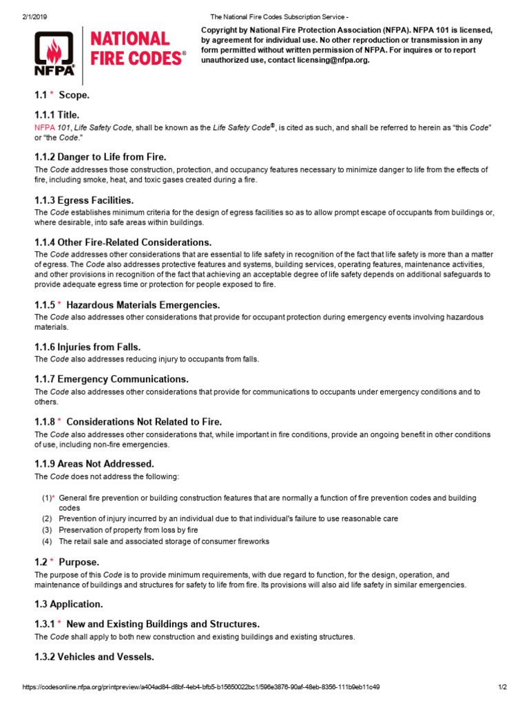 Chapter 1 Administration | PDF | Fire Safety | Safety