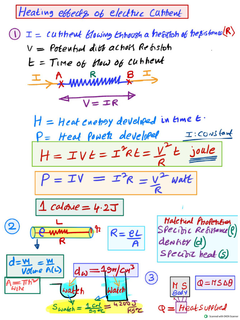 4 Heating Effects of Currents | PDF