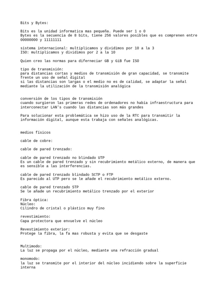 Resumen Del Resumen NF2 | PDF | Red de arquitectura | Protocolos de red