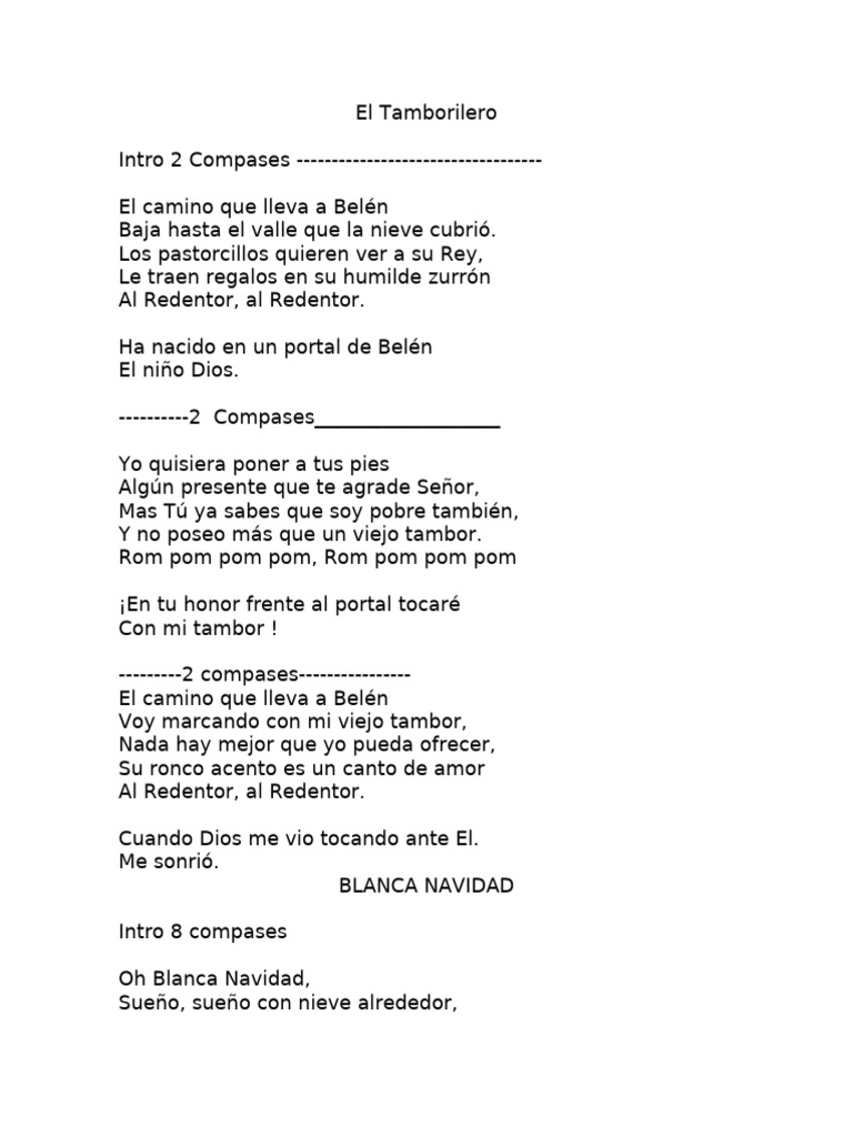 El Tamborilero | PDF