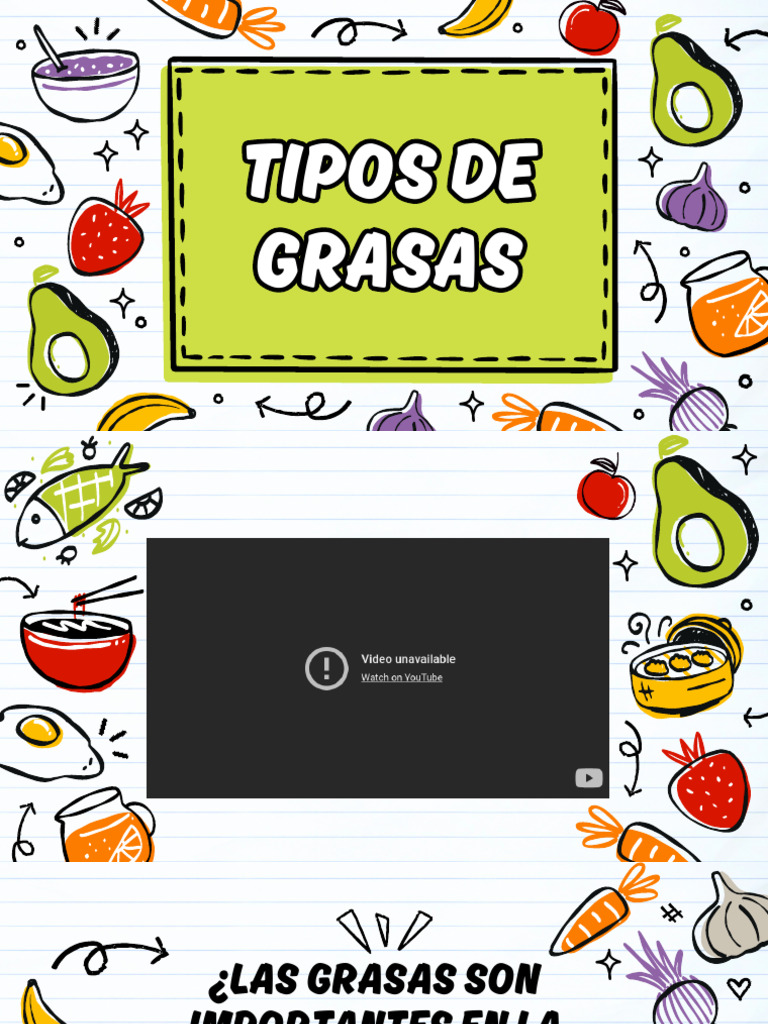 TIPOS DE GRASAS | PDF