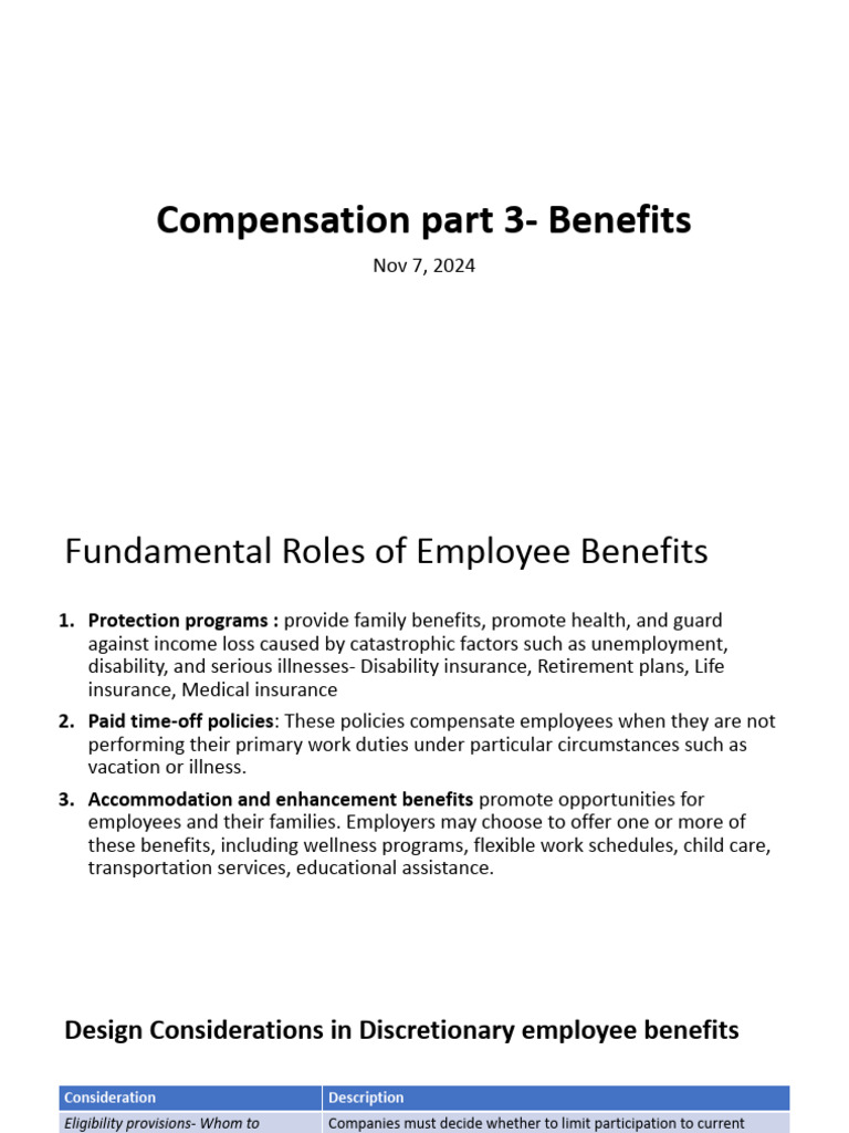 Understanding Employee Benefits Strategies | PDF | Employment | Insurance