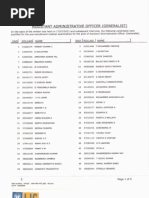 Student Roll Number List | PDF