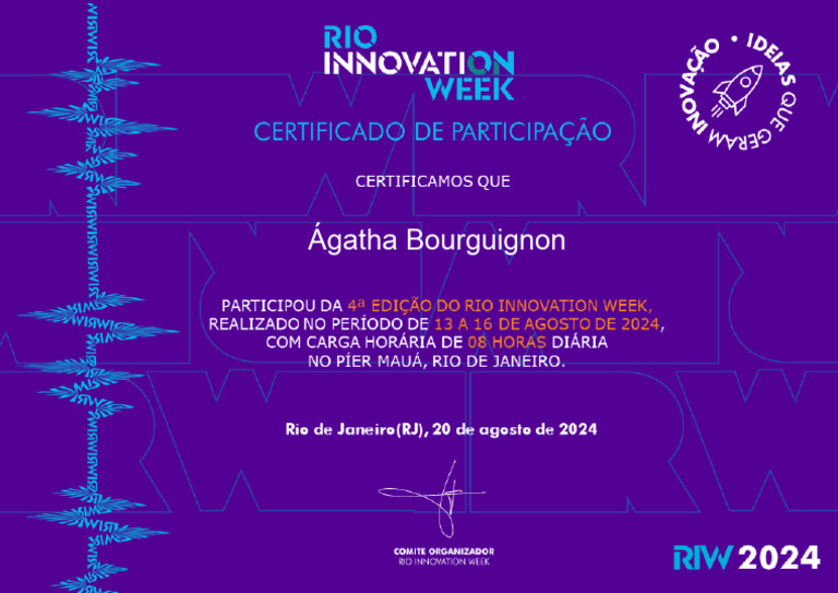Certificado RIW | PDF