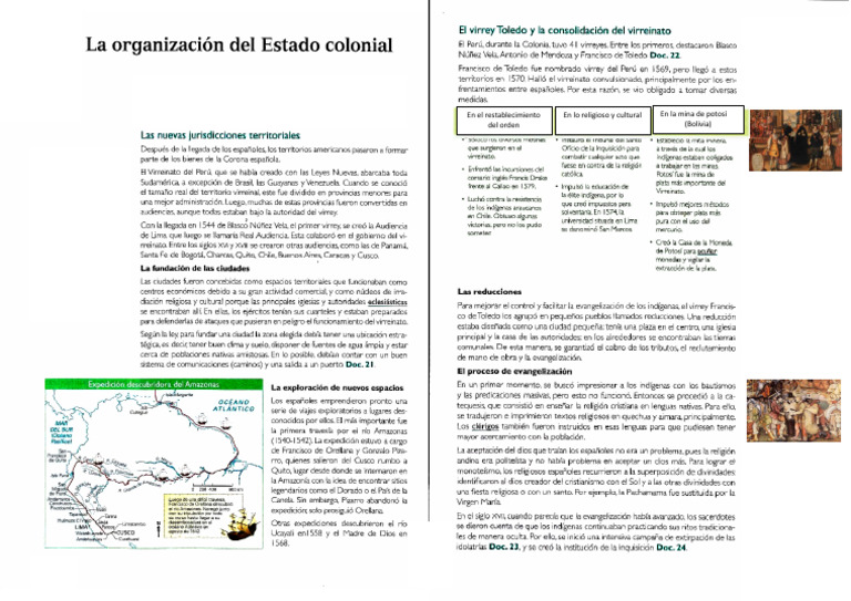 La Organización Del Estado Colonial | PDF