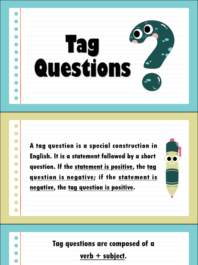 EngA-Lesson-10-Tag-Questions | PDF