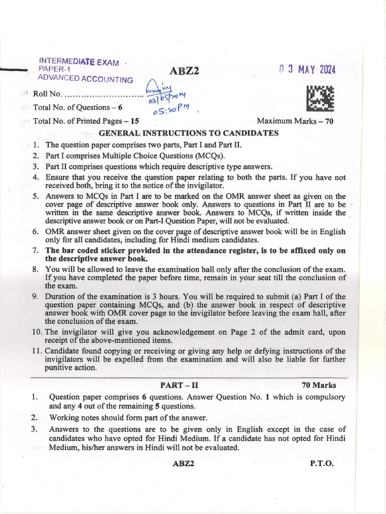 advanced accounting | PDF