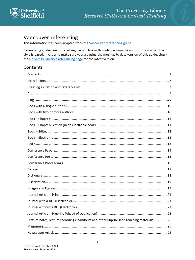 Vancouver | PDF | Publishing | Human Communication