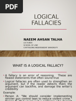 Logical Fallacies List Mirael | PDF | Fallacy | Argument