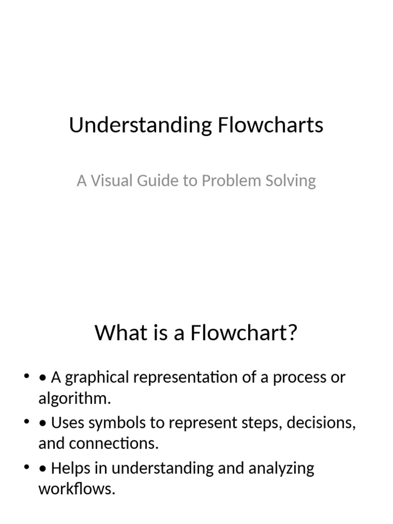 Flowcharts Presentation | PDF