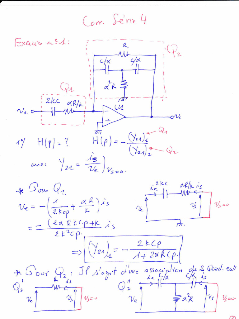 Corr Serie 4 Elec Analog Modulaire Sjemmali | PDF
