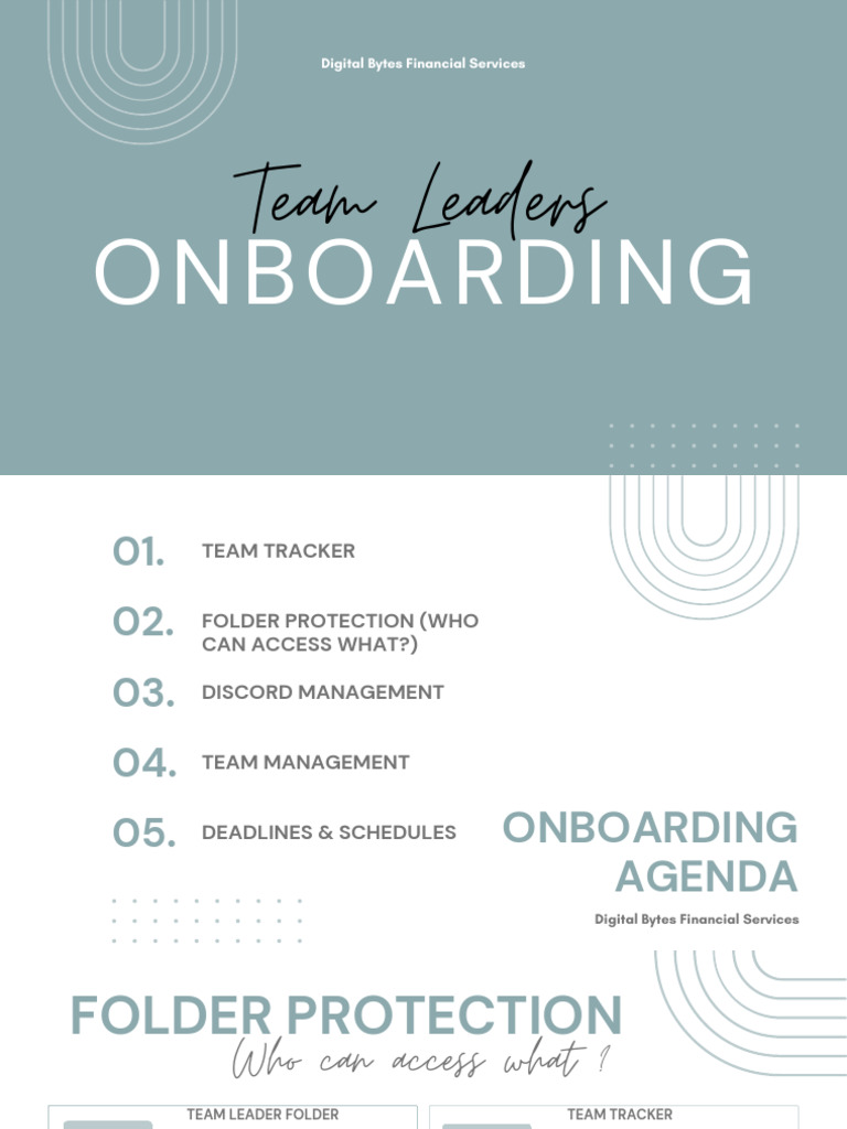Team Leader Onboarding | PDF | Computer Networking | Computing
