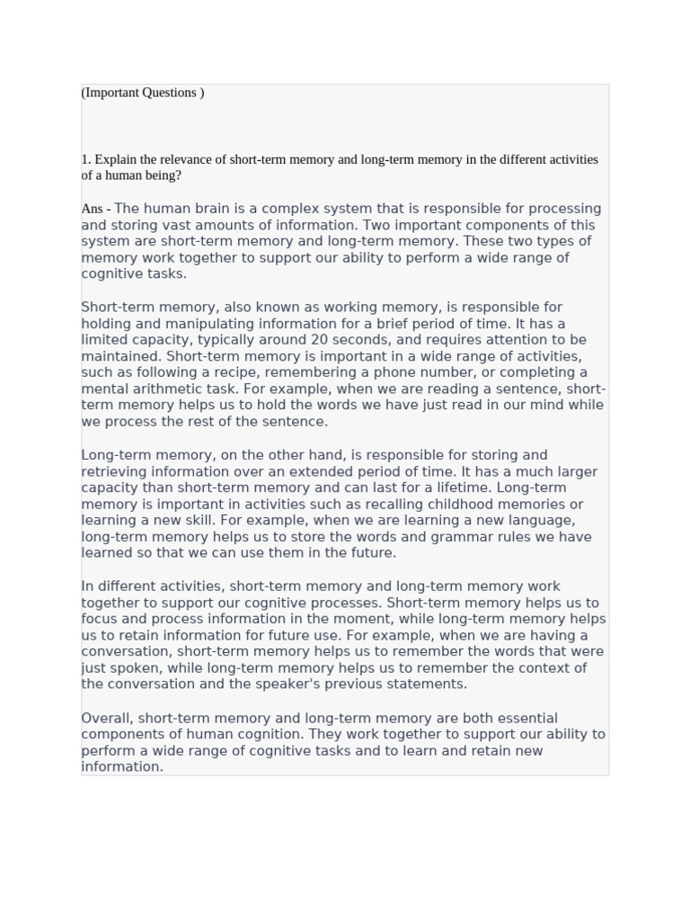 Important Questions- HCI | PDF | Graphical User Interfaces | Usability