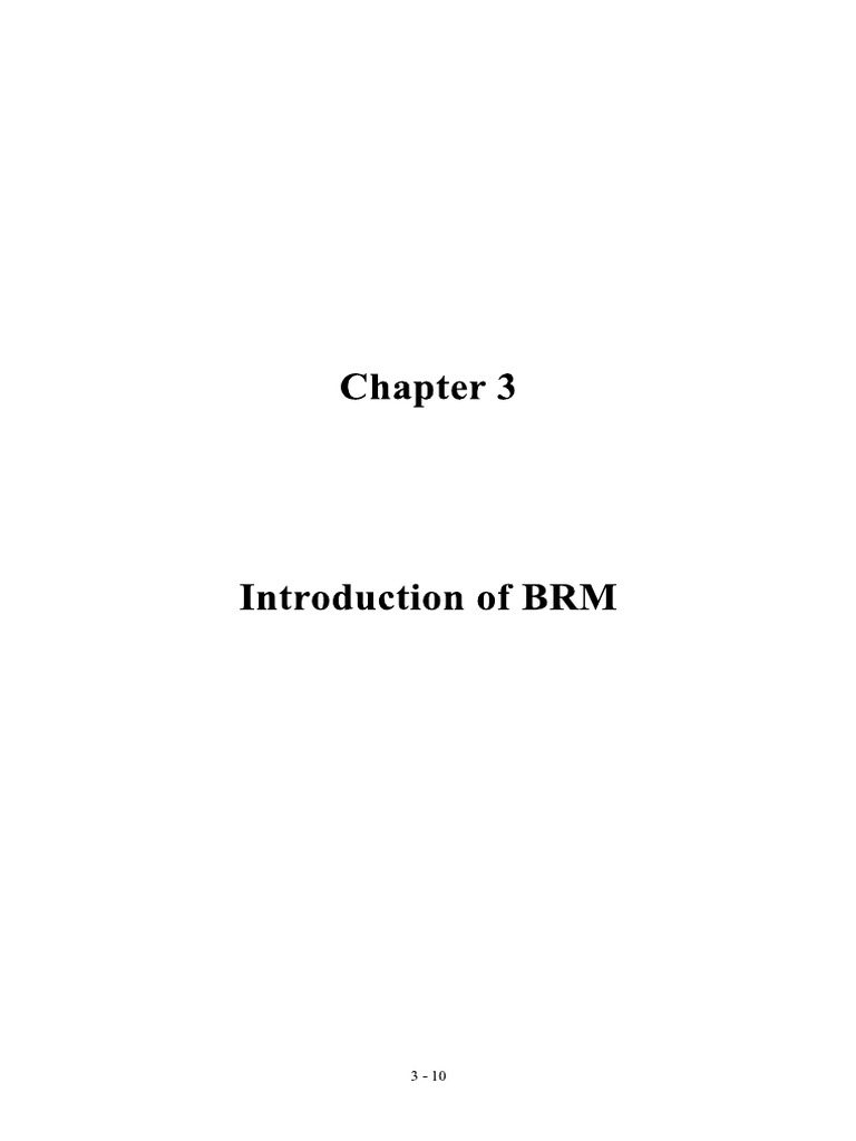 BRM | PDF