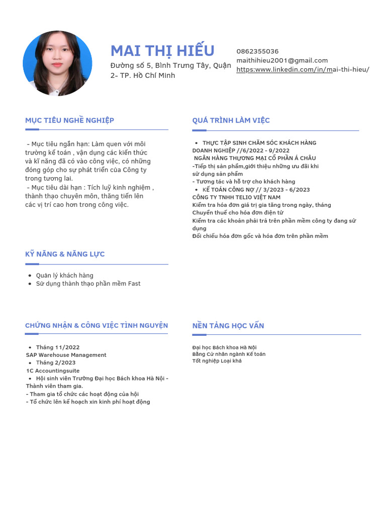 Mai Thi Hieu 2001 | PDF