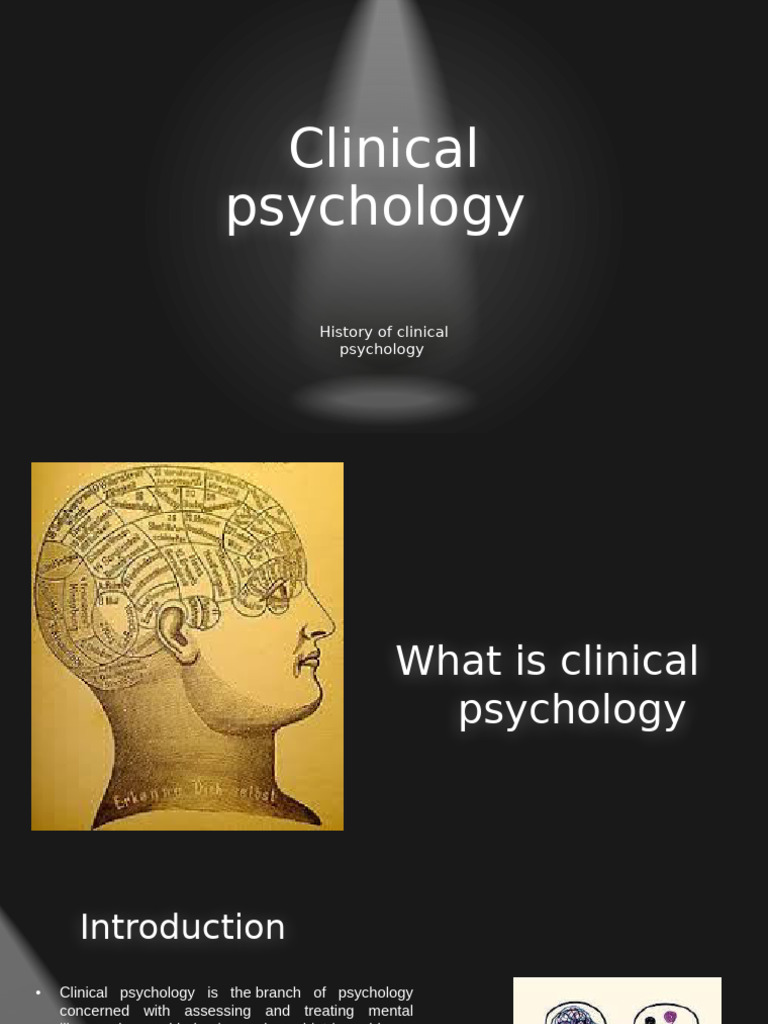 History and Definition of Clinical Psychology | PDF | Psychology ...