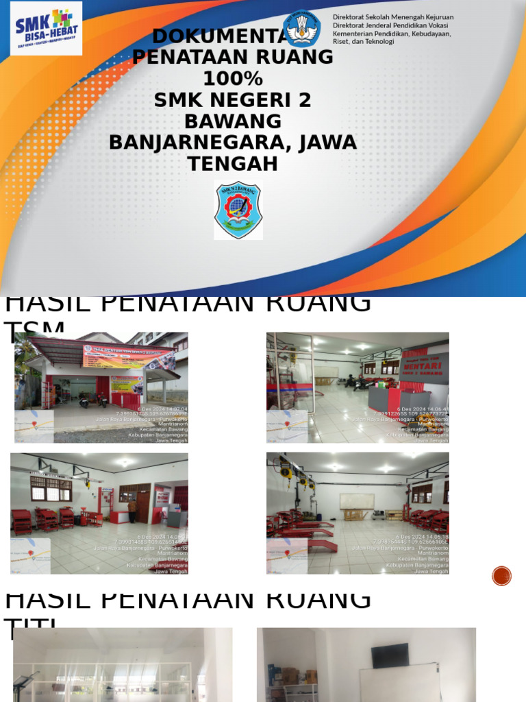 Dokumentasi Penataan Ruang 100_ - Program TEFA SMK 2 BAWANG | PDF