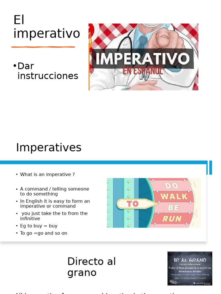 Imperative Formation and Use in Spanish | PDF