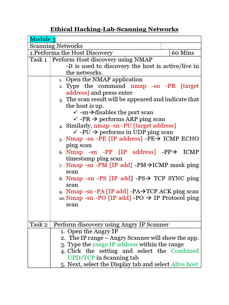 Scanning networks_Lab | PDF | Port (Computer Networking) | Internet ... Scanning networks_Lab | PDF | Port (Computer Networking) | Internet ...