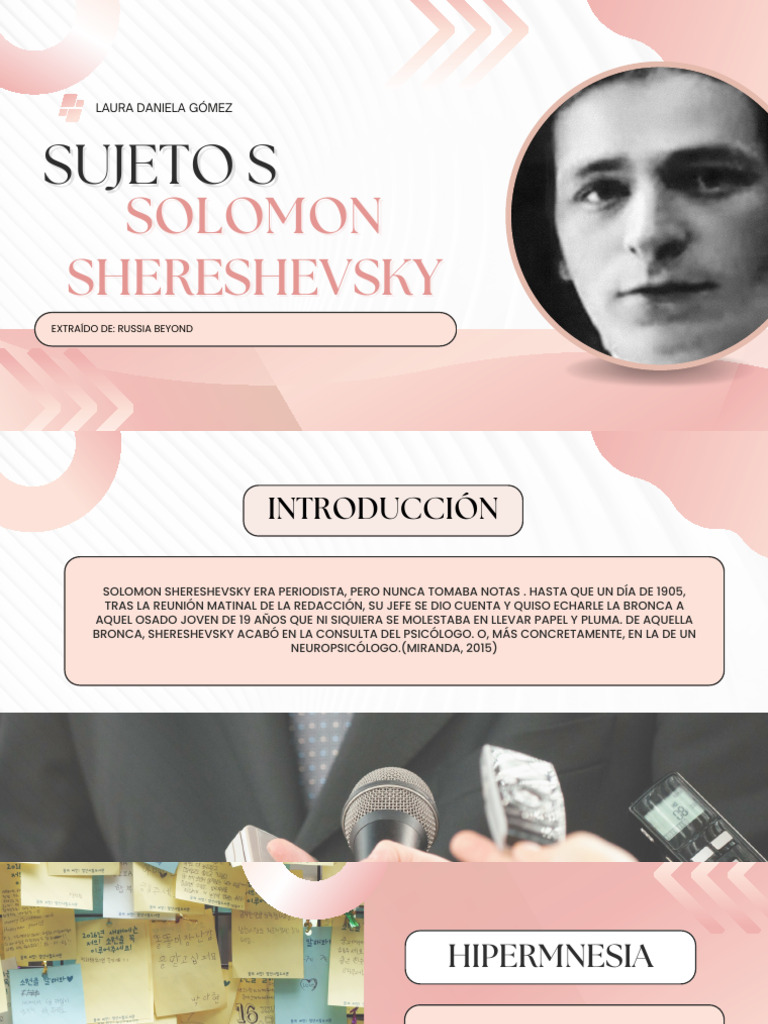 Solomon Shereshevsky | PDF | Memoria | Cognición