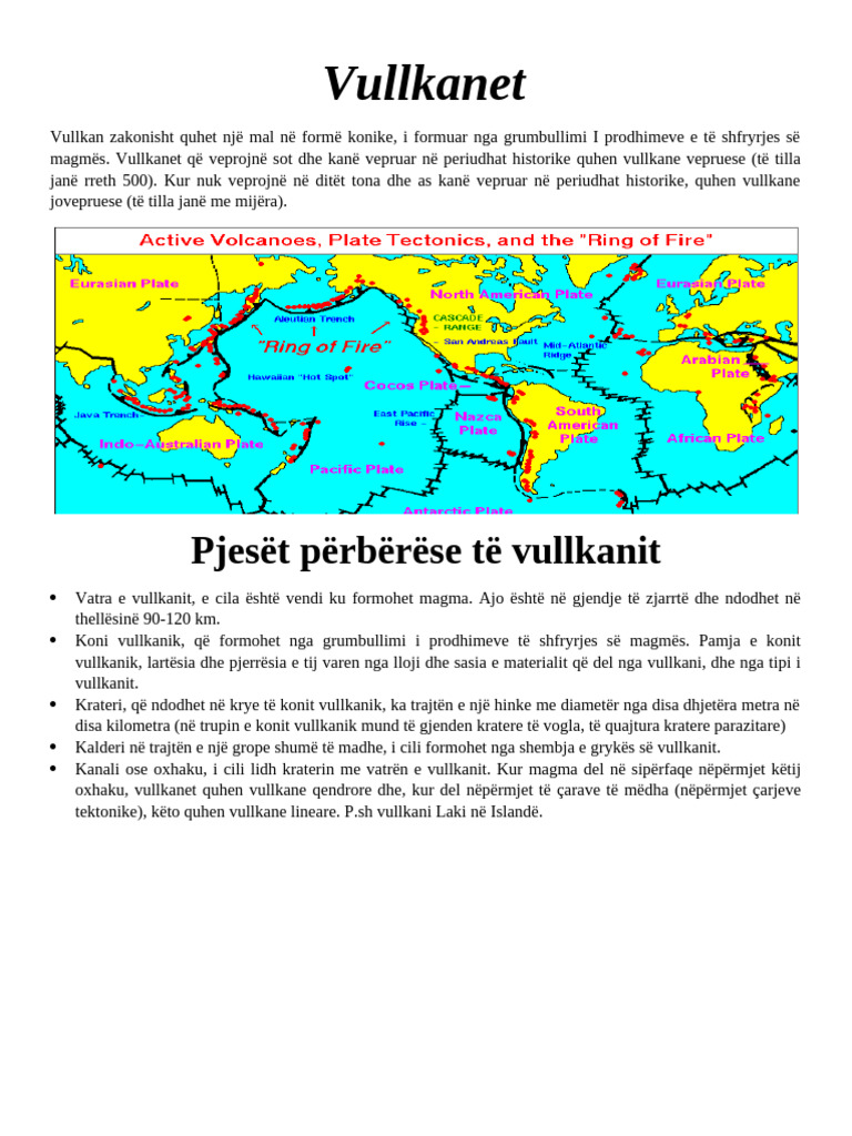 Vullkanet | PDF