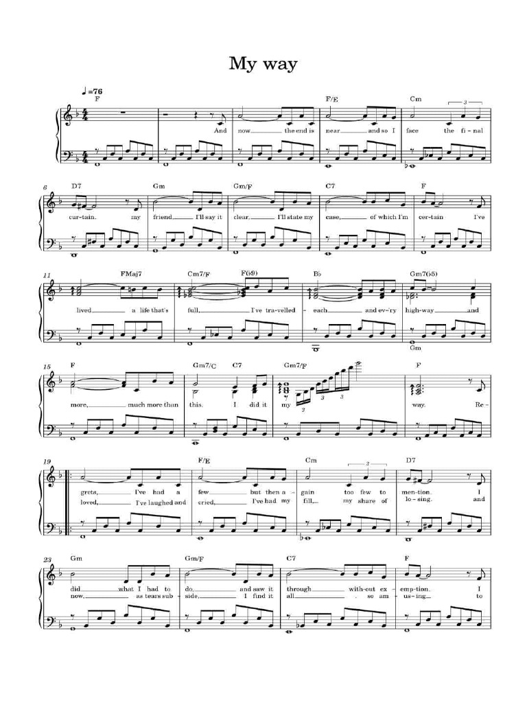 My Way | PDF