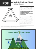 Drama Triangle Workbook With Worksheets | PDF