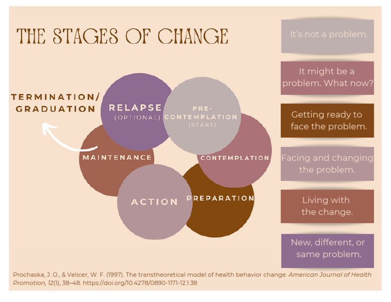 Transtheoretical Model Stages Explained | PDF