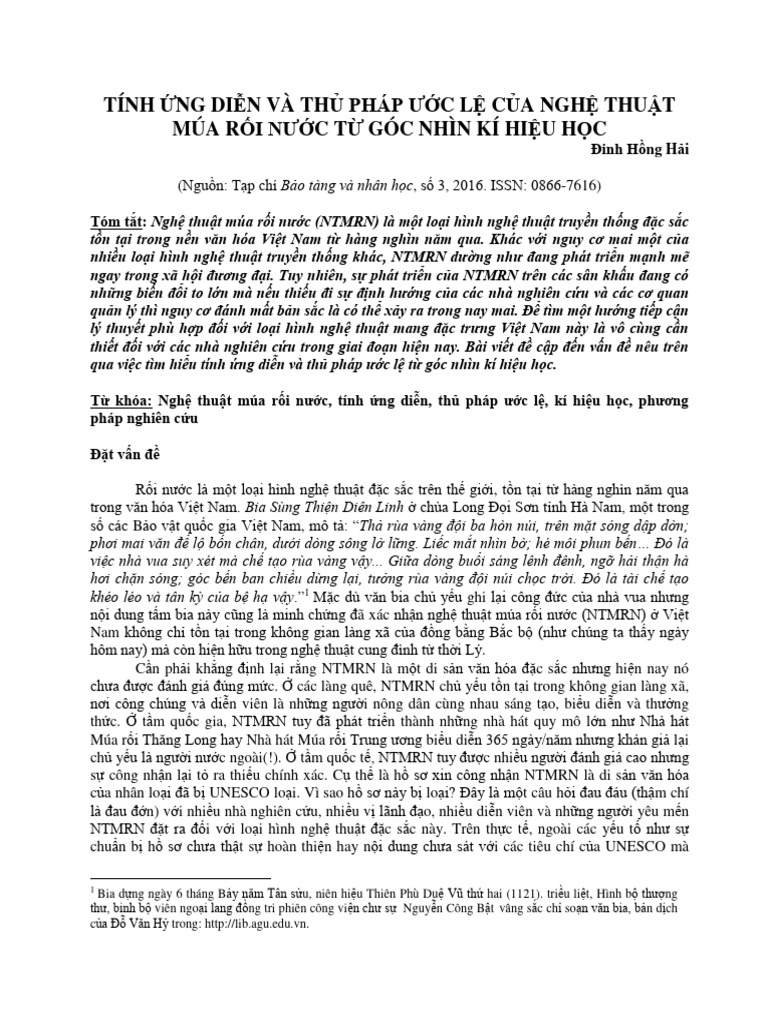 Tinh NG Din Va TH Phap C L Ca NGH | PDF