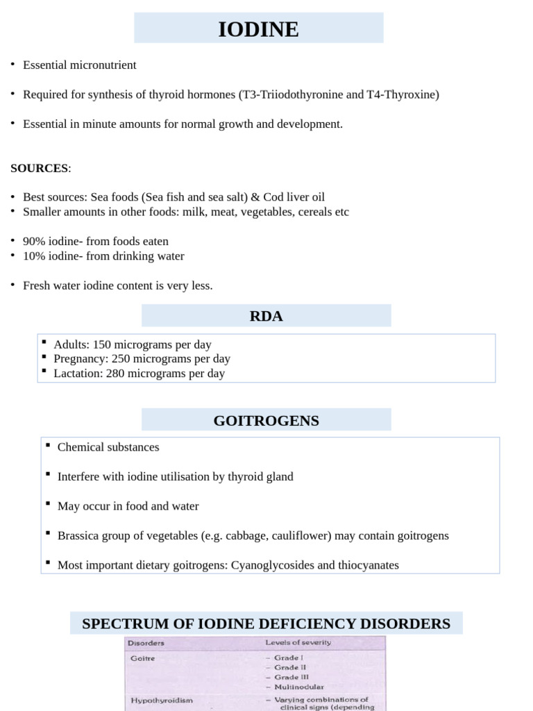 Iodine | PDF | Salt | Iodine