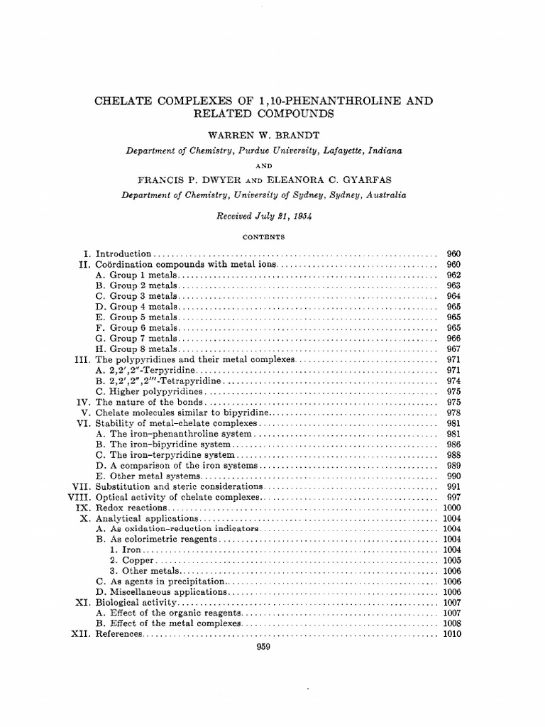brand chelate complex | PDF | Coordination Complex | Chelation