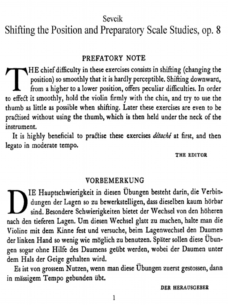 IMSLP24946-PMLP56027-Sevcik - Shifting The Position and Preparatory ...