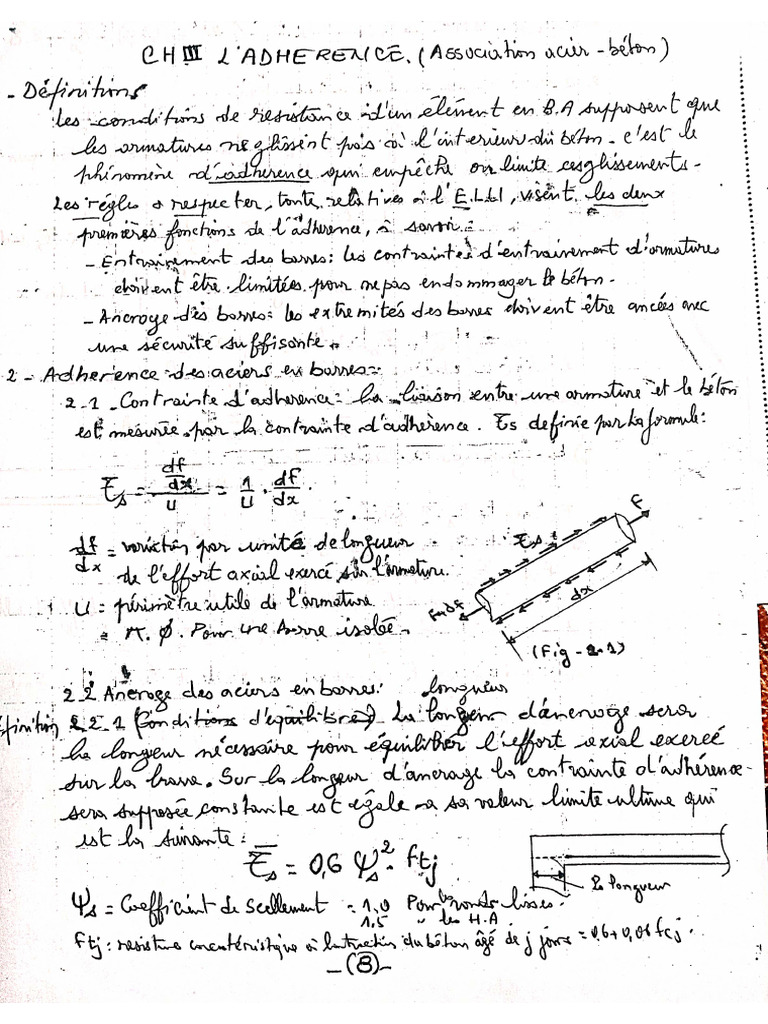 CH3 Adherence Et L Ancrage | PDF
