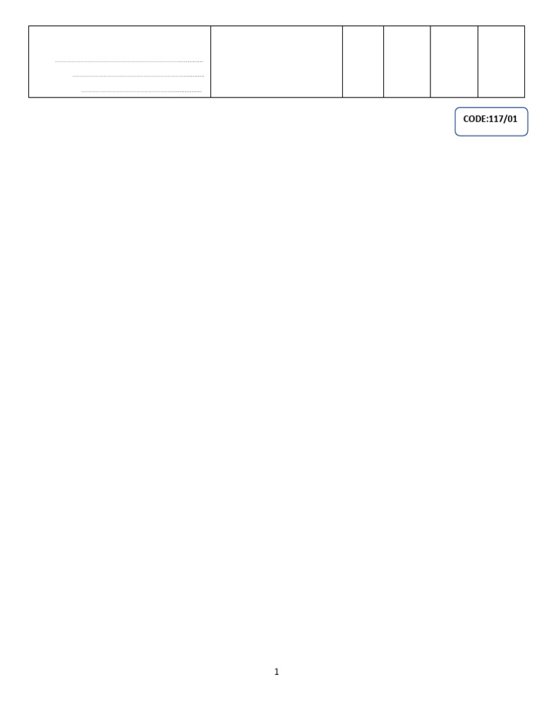 ENGLISH B1.3. WRITING 01. SAMPLE TEST | PDF