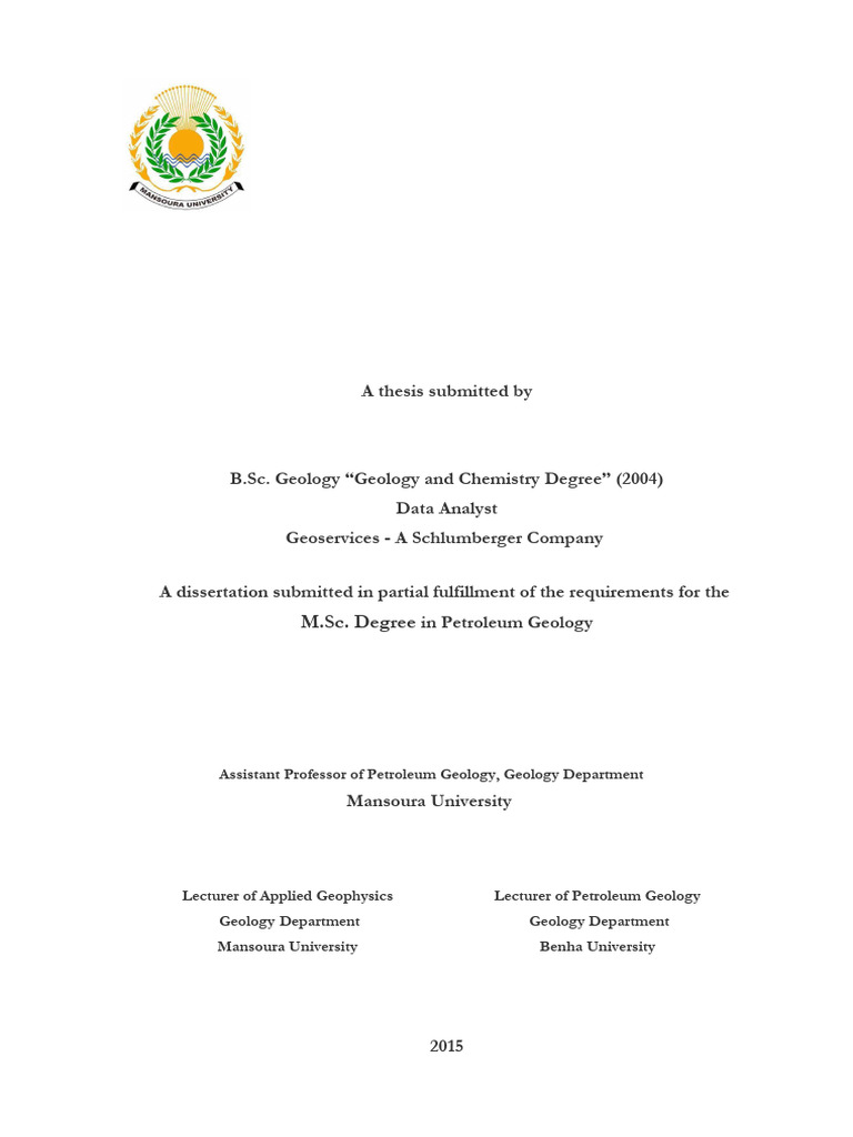 Hydrocarbon Exploration in Belayim Oil Field | PDF | Petroleum ...