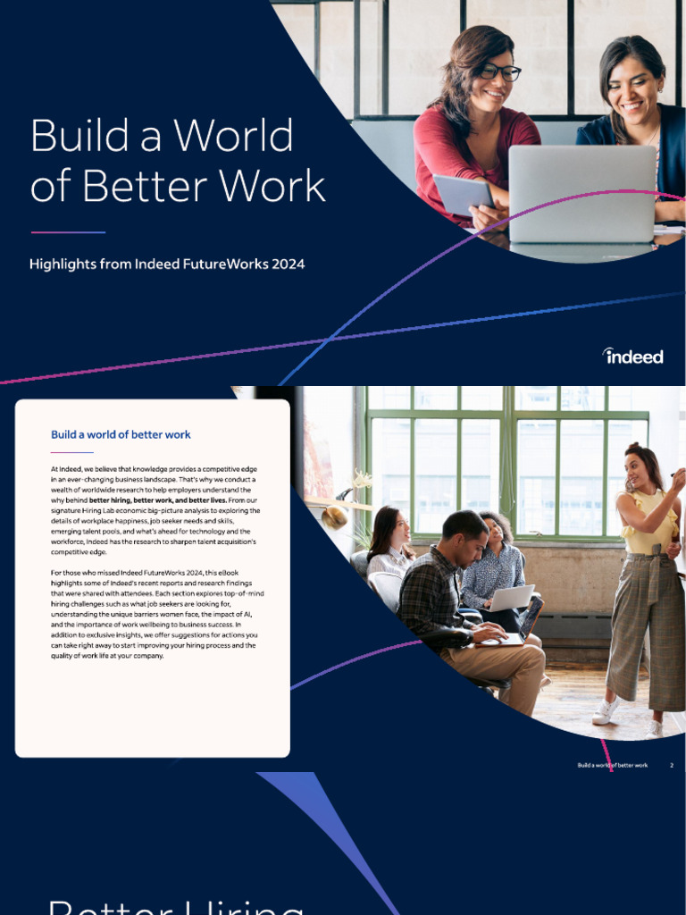 Indeed Build A World of Better Work FW24 | PDF | Employment | Recruitment