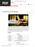 LL.B. (3-YDC Revised Syllabus) | PDF | Trials | Common Law