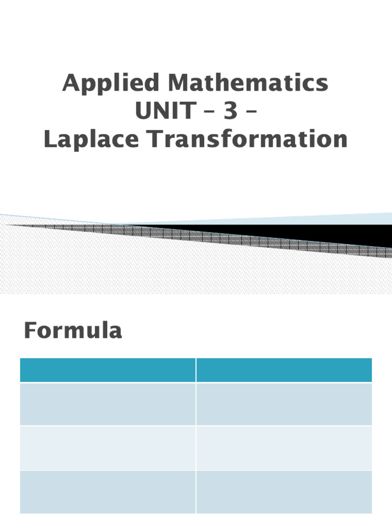 Laplace Transformation | PDF